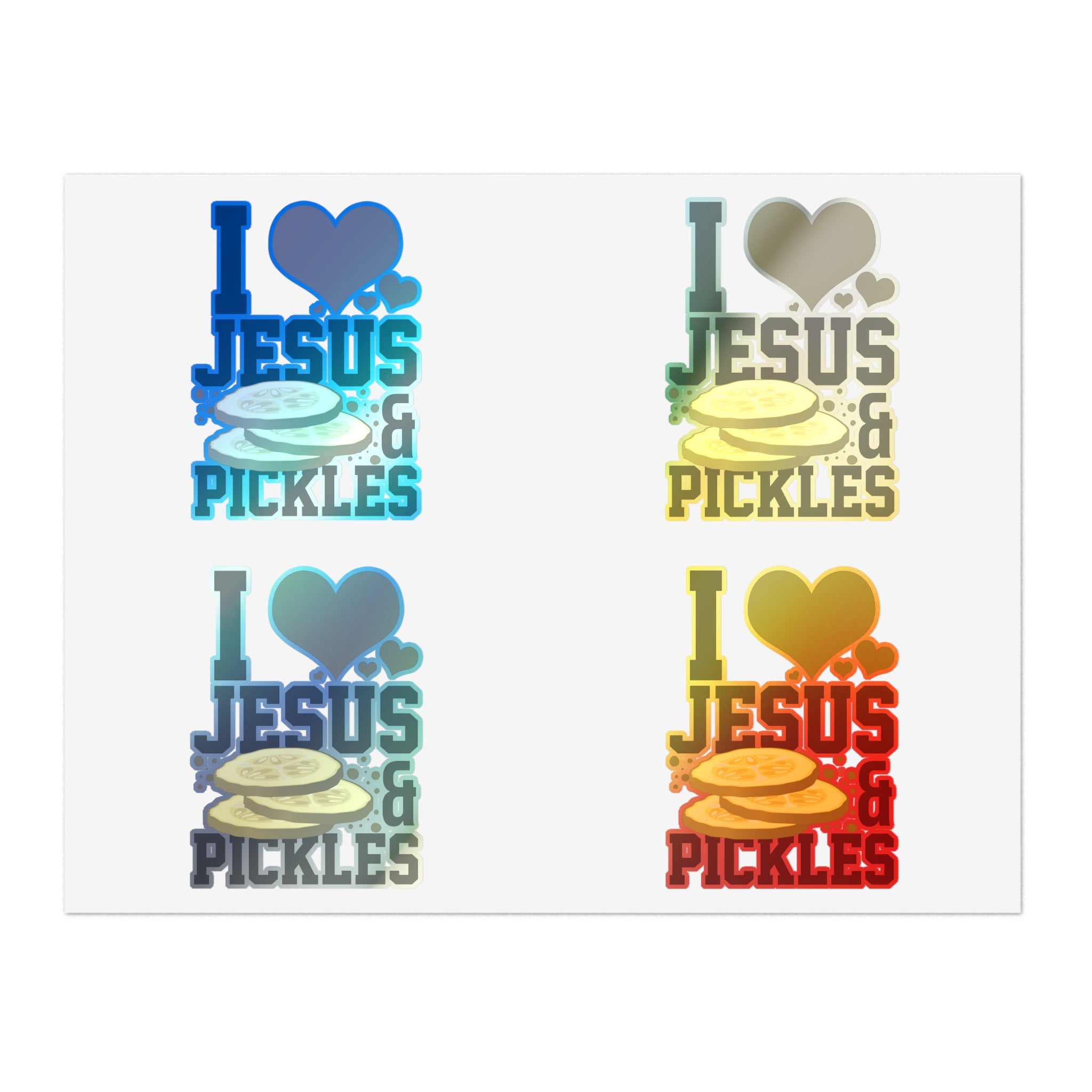 Inspirational Pickle Catholic Prayer Love Christians Pickles Sticker S ...
